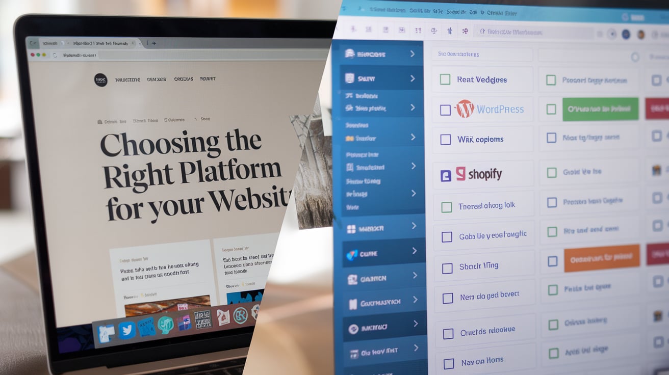 How to Choose the Right Platform for Your Website | Premium Logics | Best Web Designing Agency ...